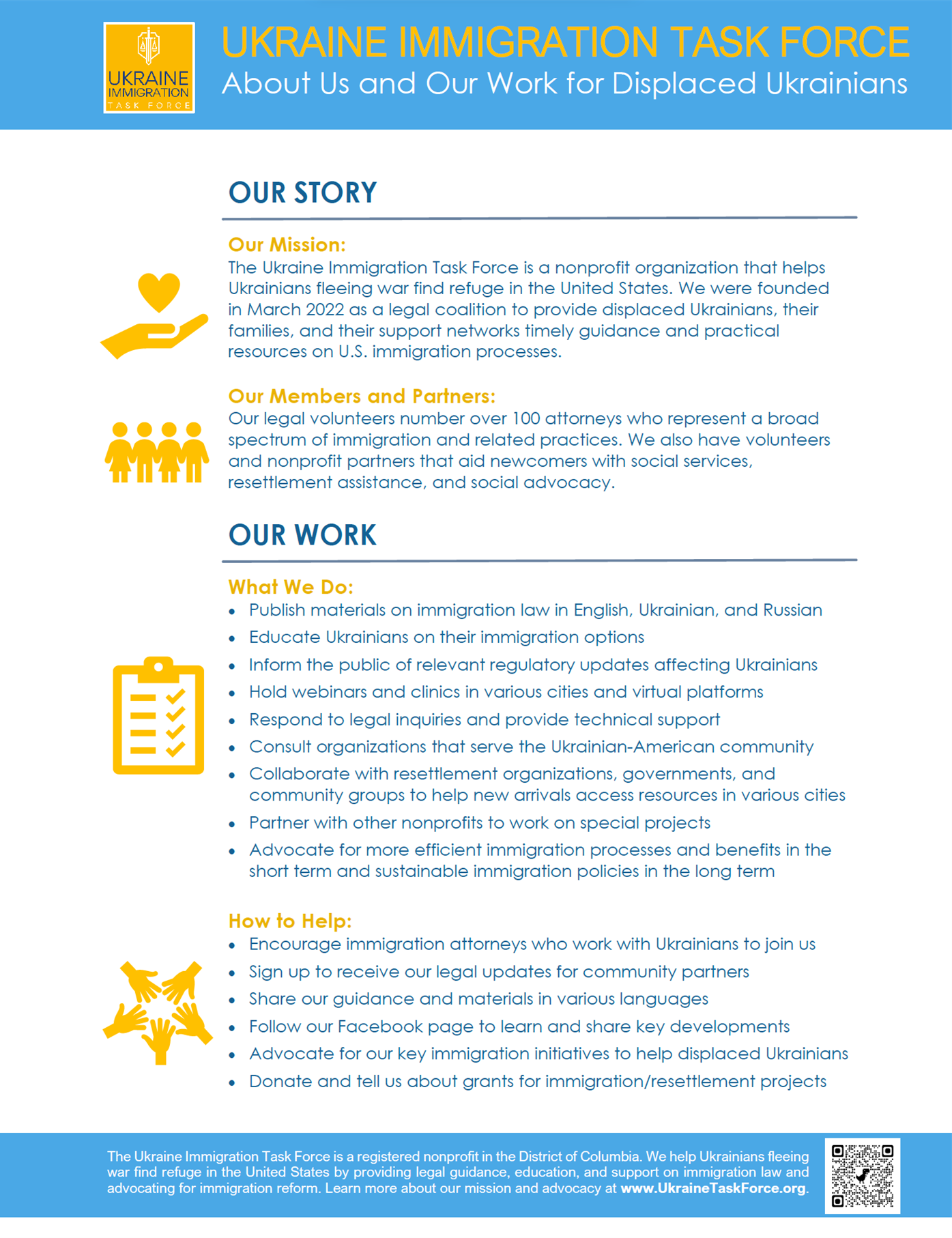 Get Involved with Our Mission – Ukraine Immigration Task Force